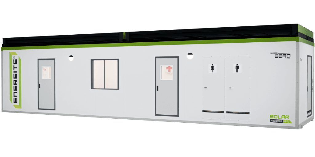 Enersite Modular Office Crib & Ablution 12x3m
